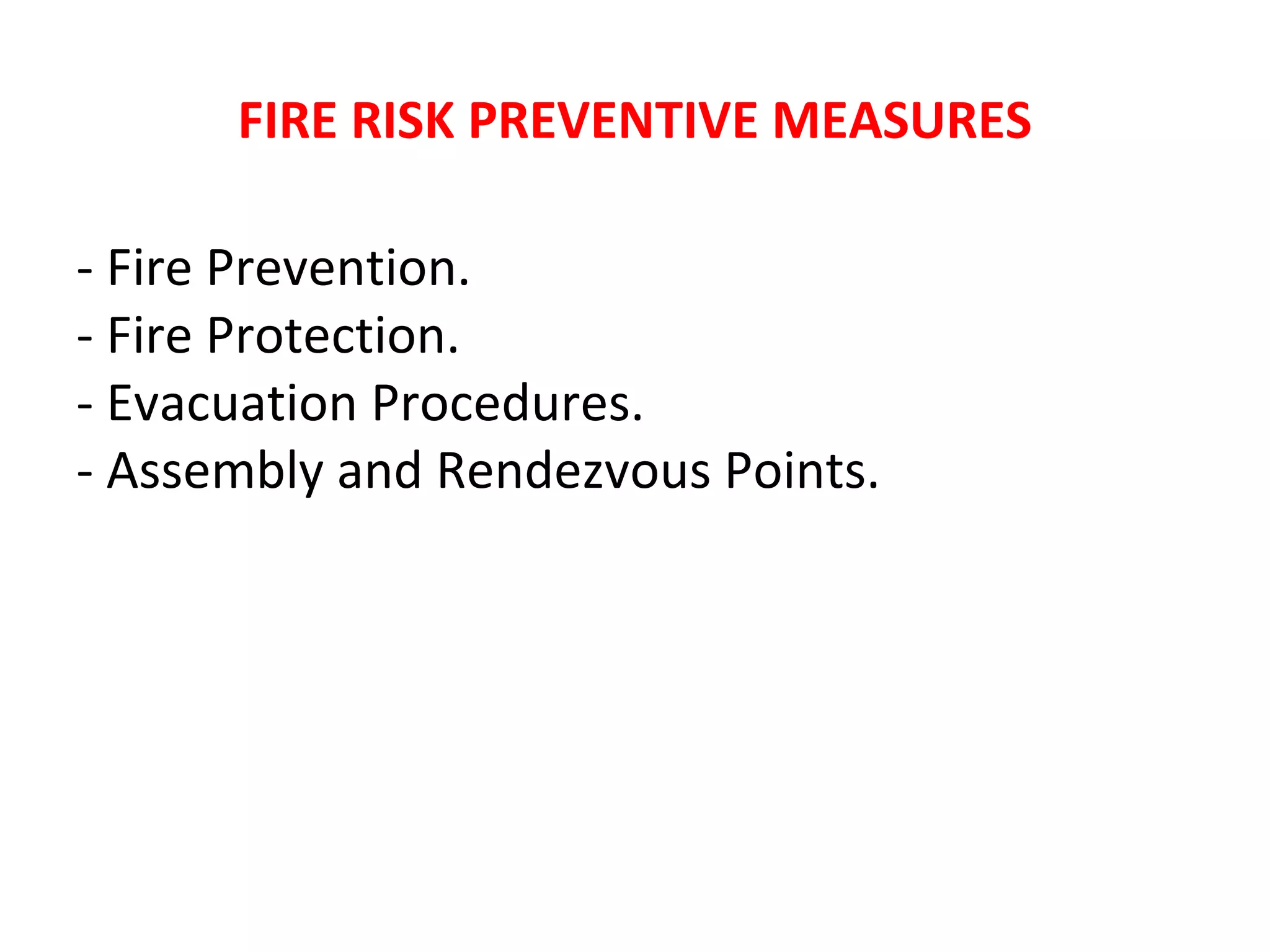 Fire prevention | PPT