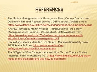 Fire prevention and safety management system | PPTX