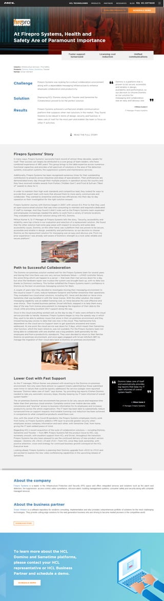 Firepro- A Case Study | PDF