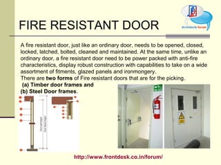 Fire proof finish | PPT
