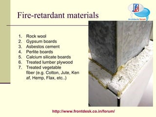 Fire proof finish | PPT