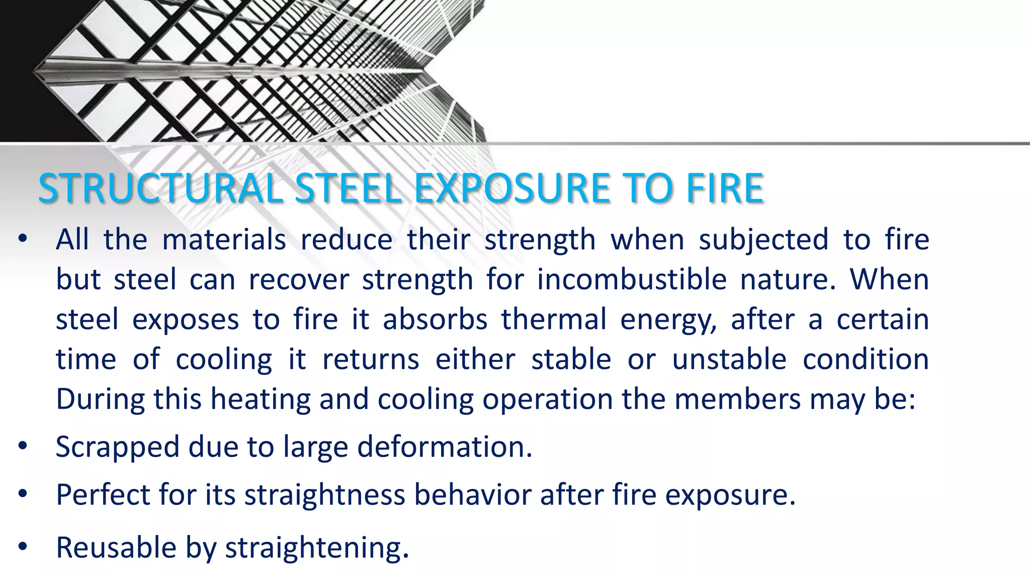 Fire proofing of steel | PPTX