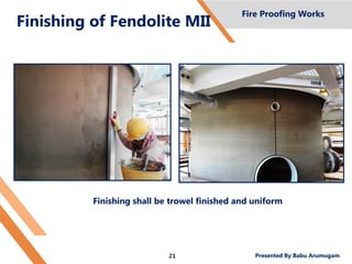 Fire Proofing works | PDF