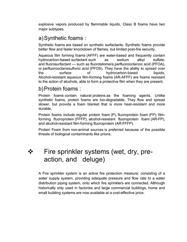 Fire protection | PDF
