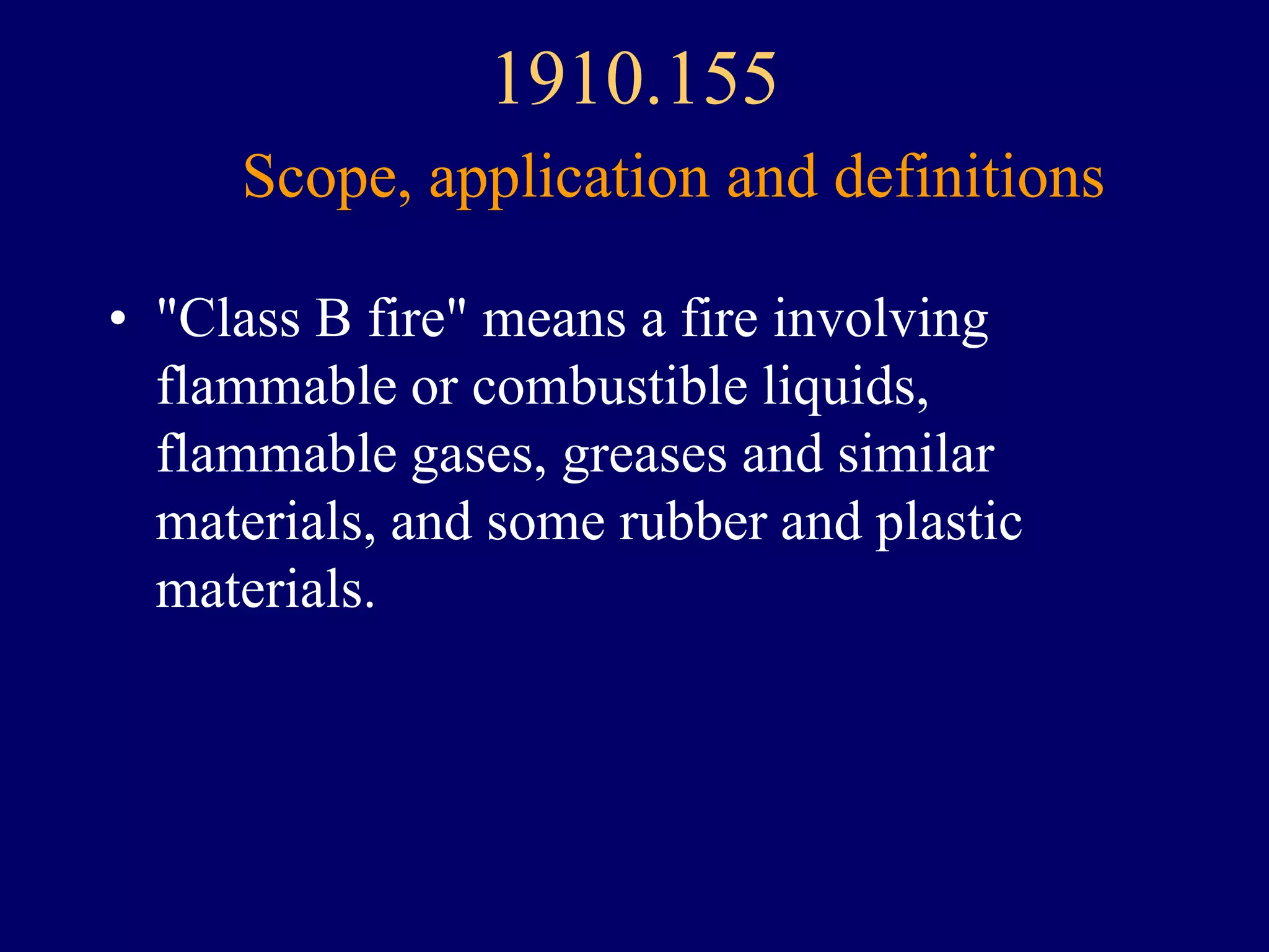 Fire protection | PPT