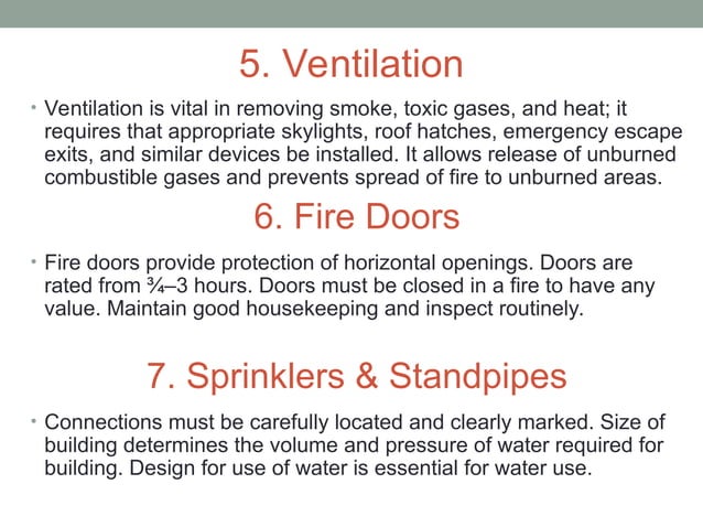 fire protection and fire fighting equipments | PPT