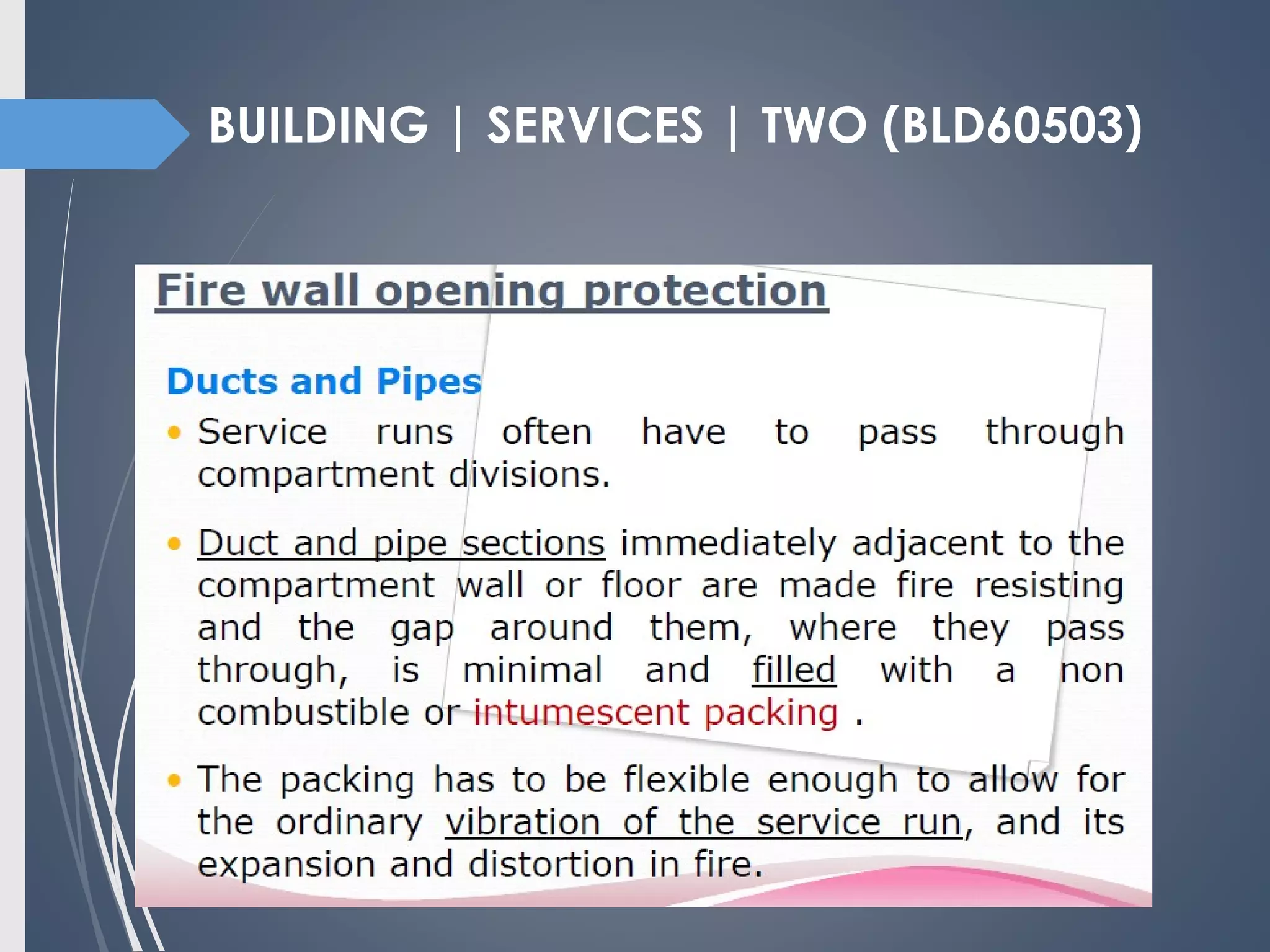 BS 2 Fire protection 4 | PPT