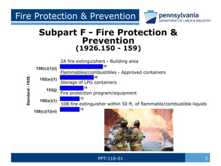 Fire Safety - Fire Prevention and Protection training | PPTX