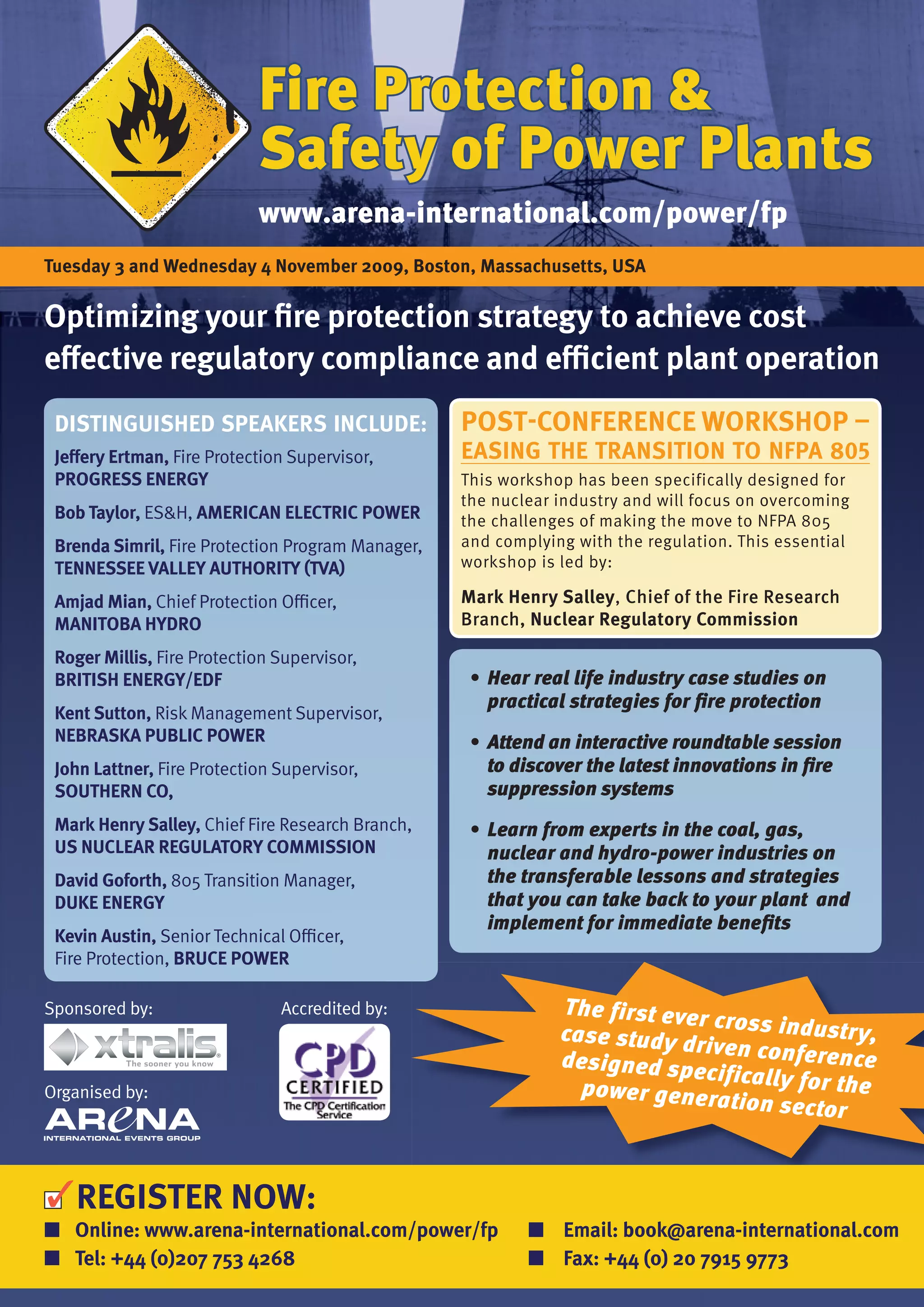 Fire Protection And Safety Of Power Plants | PDF