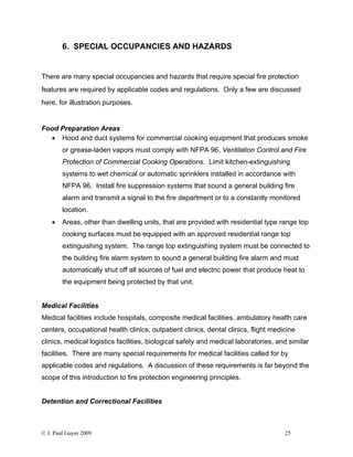 Fire protection buildings | PDF
