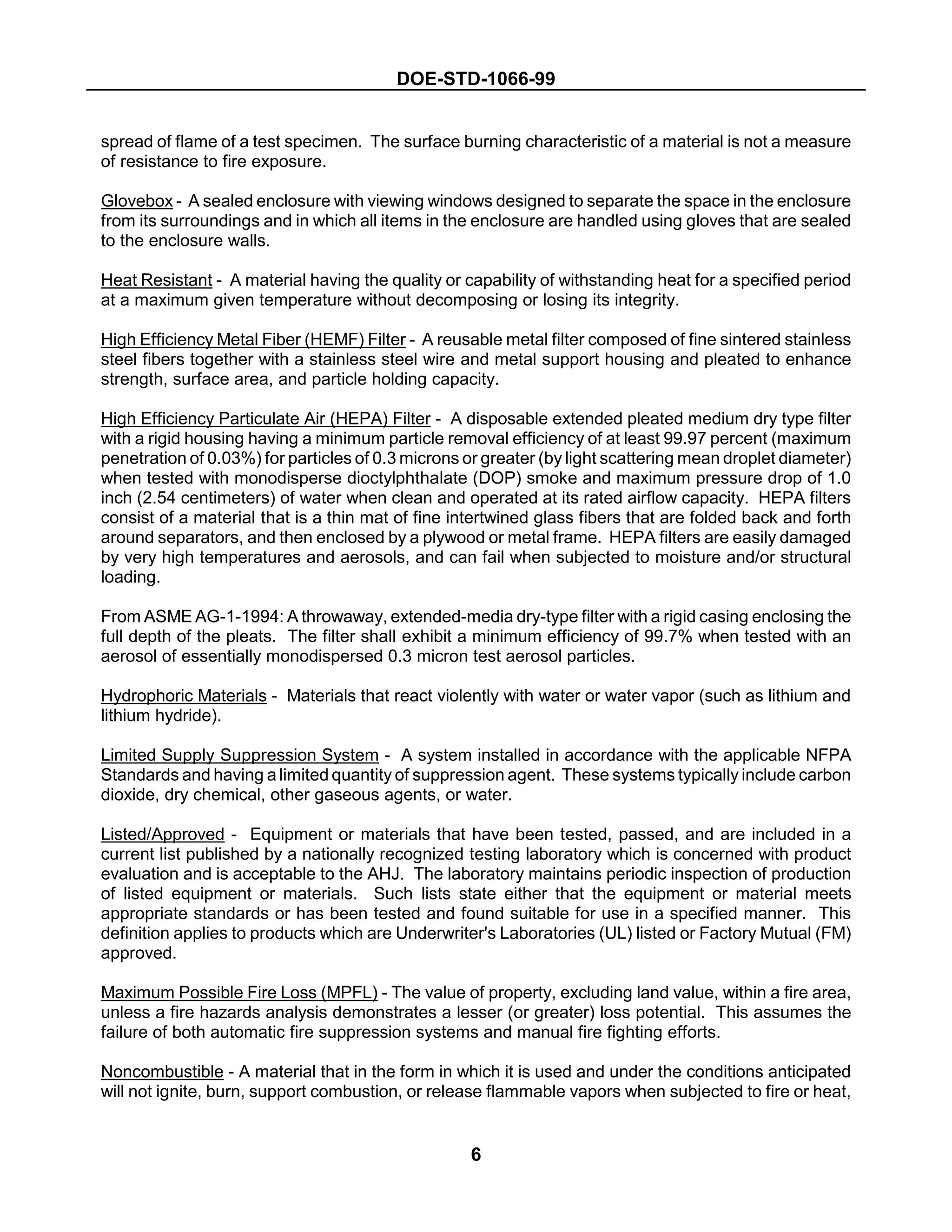 Fire protection design criteria | PDF