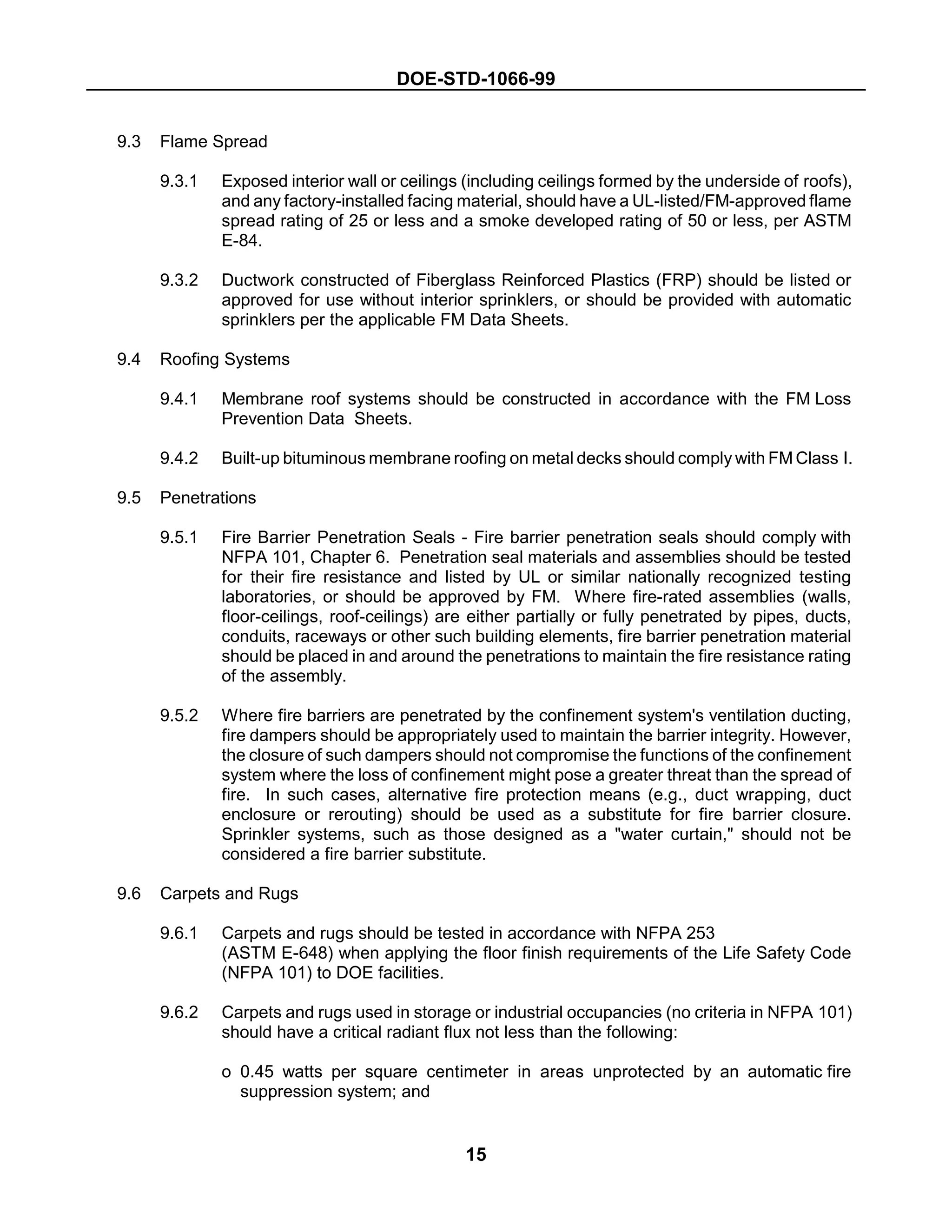 Fire protection design criteria | PDF