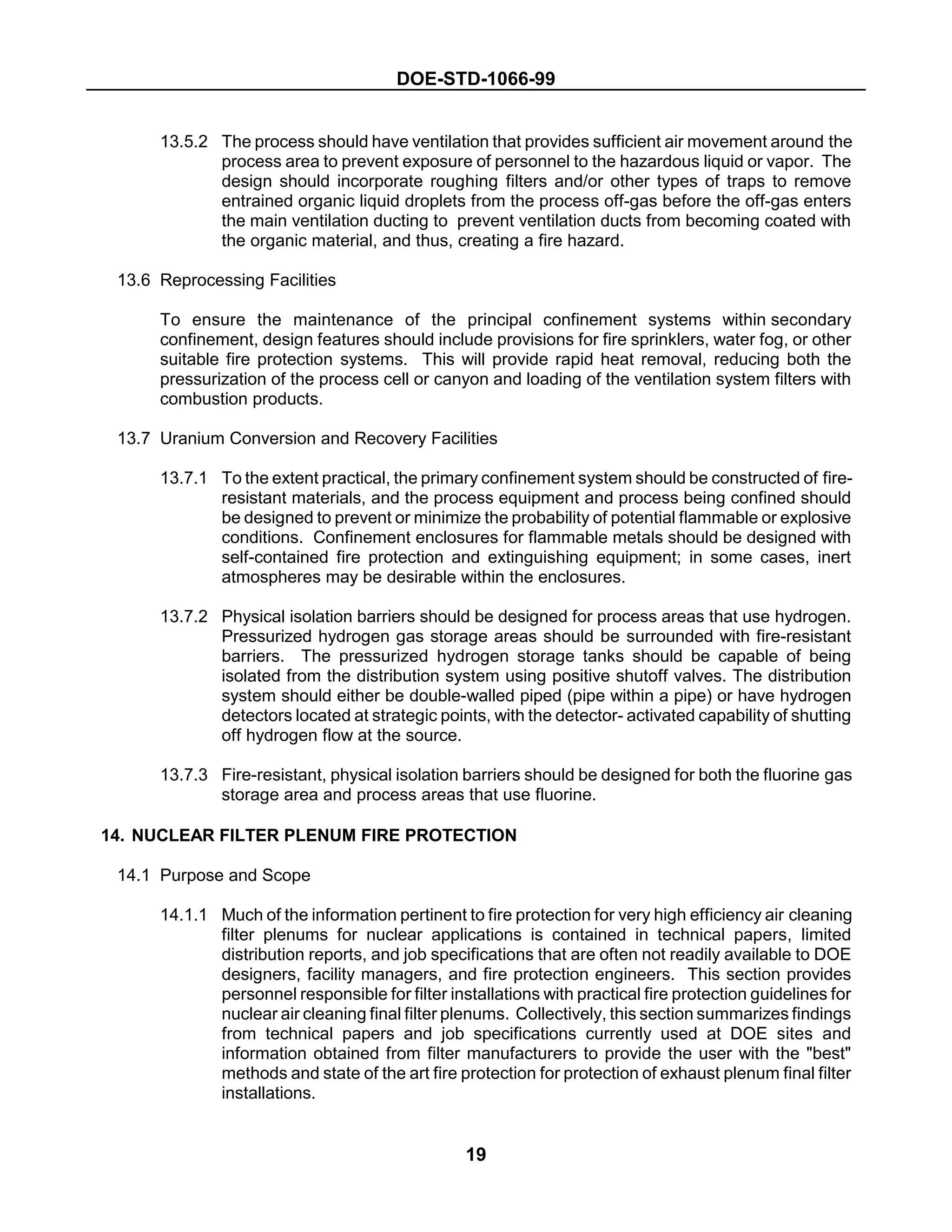 Fire protection design criteria | PDF