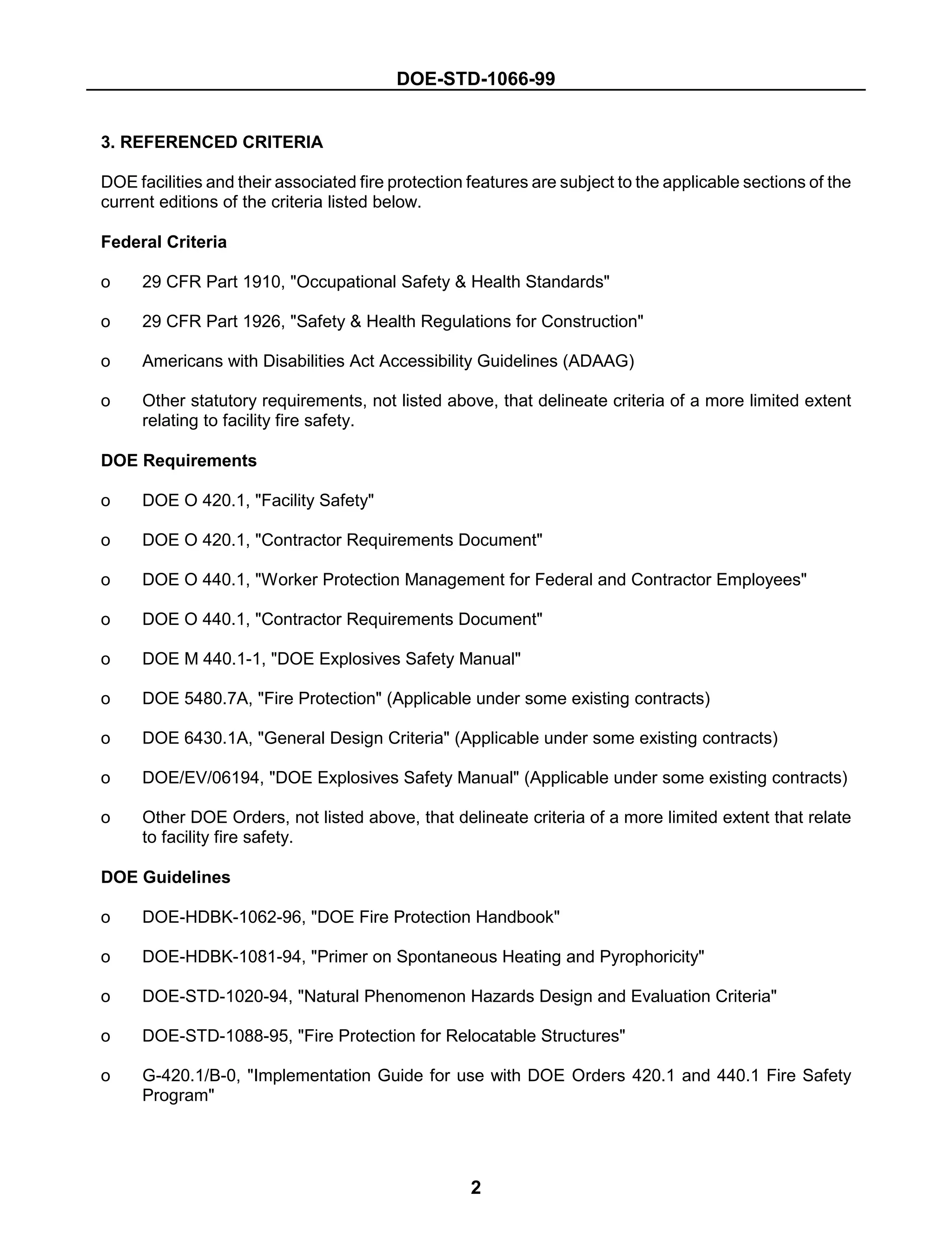 Fire protection design criteria | PDF