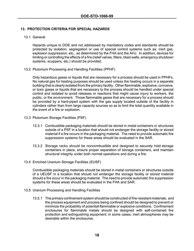 Fire protection design criteria | PDF