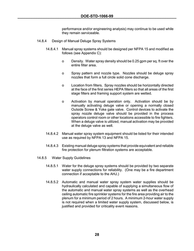 Fire protection design criteria | PDF