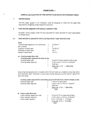 Fire protection facilities for petroleum | PDF