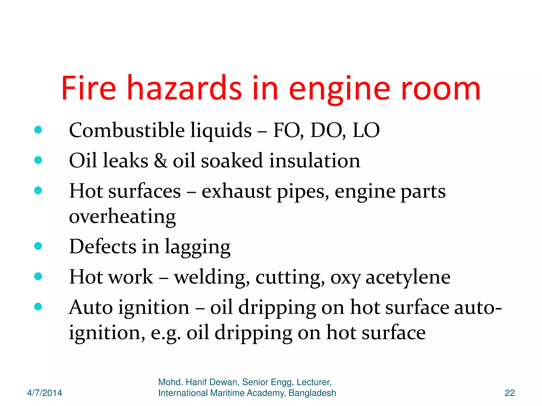 Fire Fighting and SOLAS Requirements | PDF