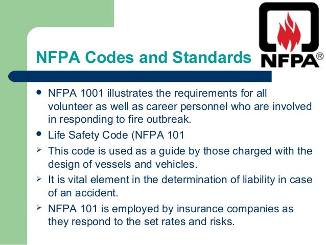 Fire protection presentation