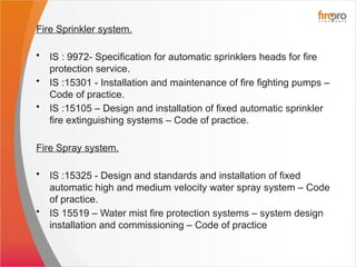 Fire Protection Standards for reference.pptx