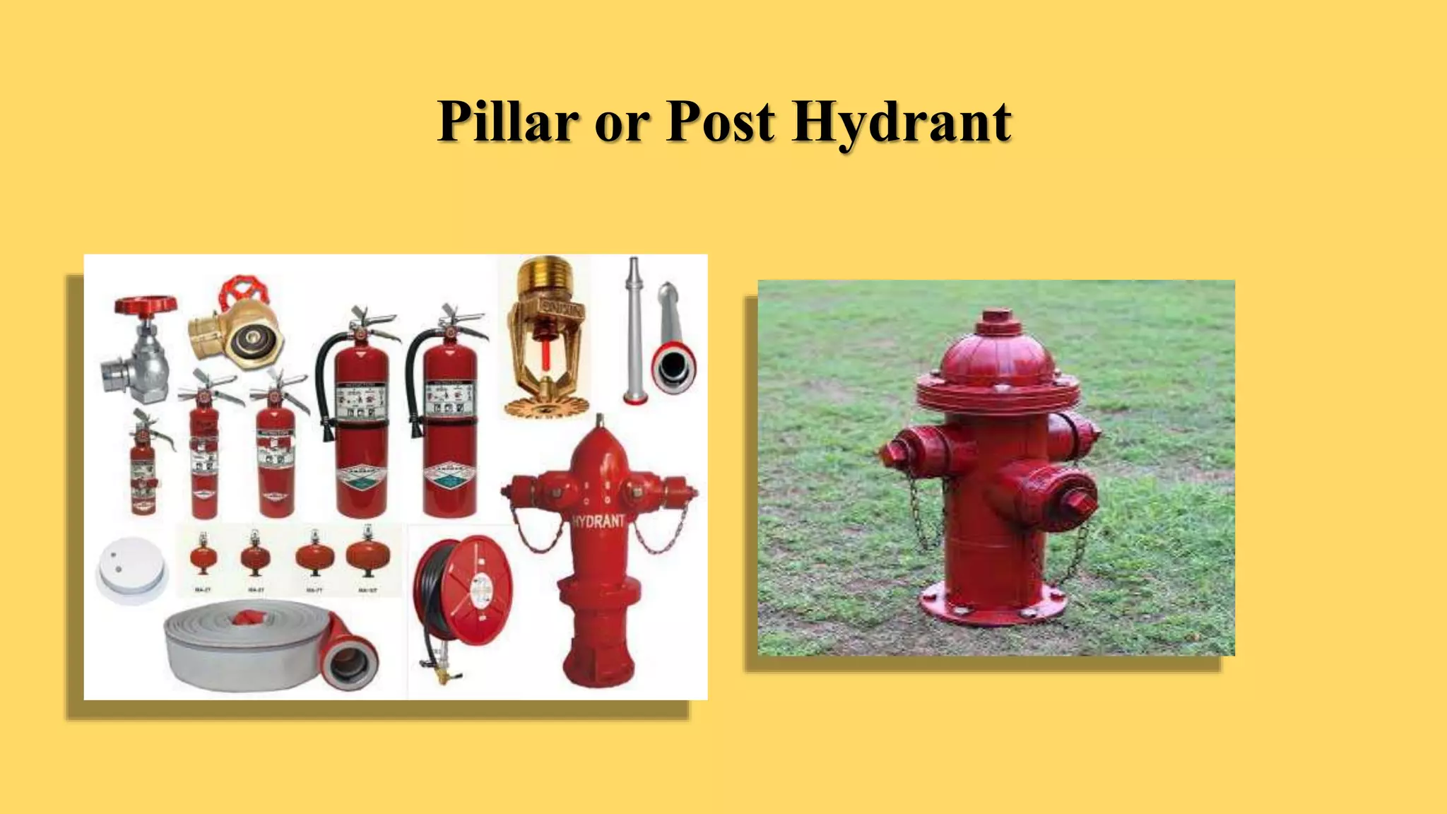 Fire Protection Systems Unit-I | PPTX