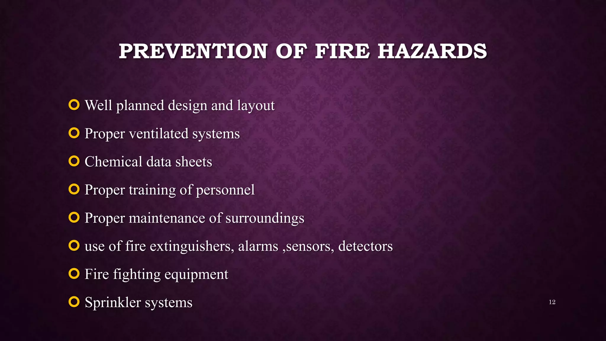 Fire protection system... | PPTX