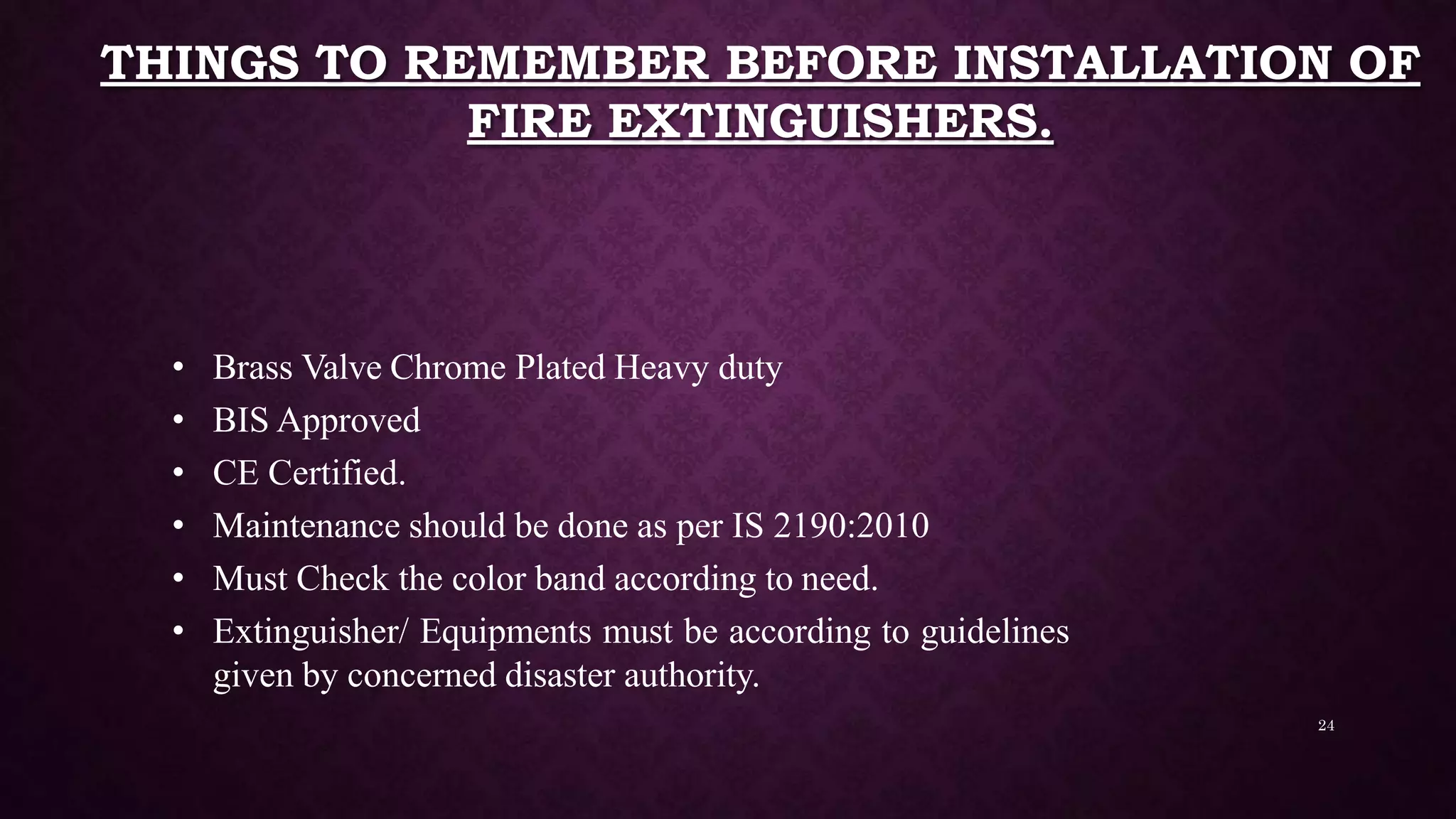 Fire protection system... | PPTX