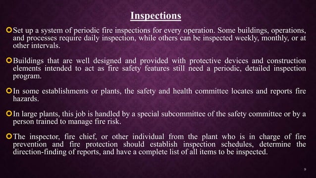 Fire protection system... | PPTX