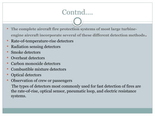 Fire protection system.pptx aersopace ee | PPT