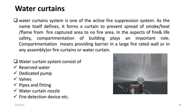 Fire protection system ppt. | PPTX | Chemistry | Science