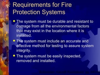 Fire protection systems | PPT