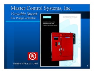 Fire pump controllers | PDF | Technology & Computing