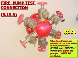 Fire Pump Tutorial as per NFPA 20 standard | PDF