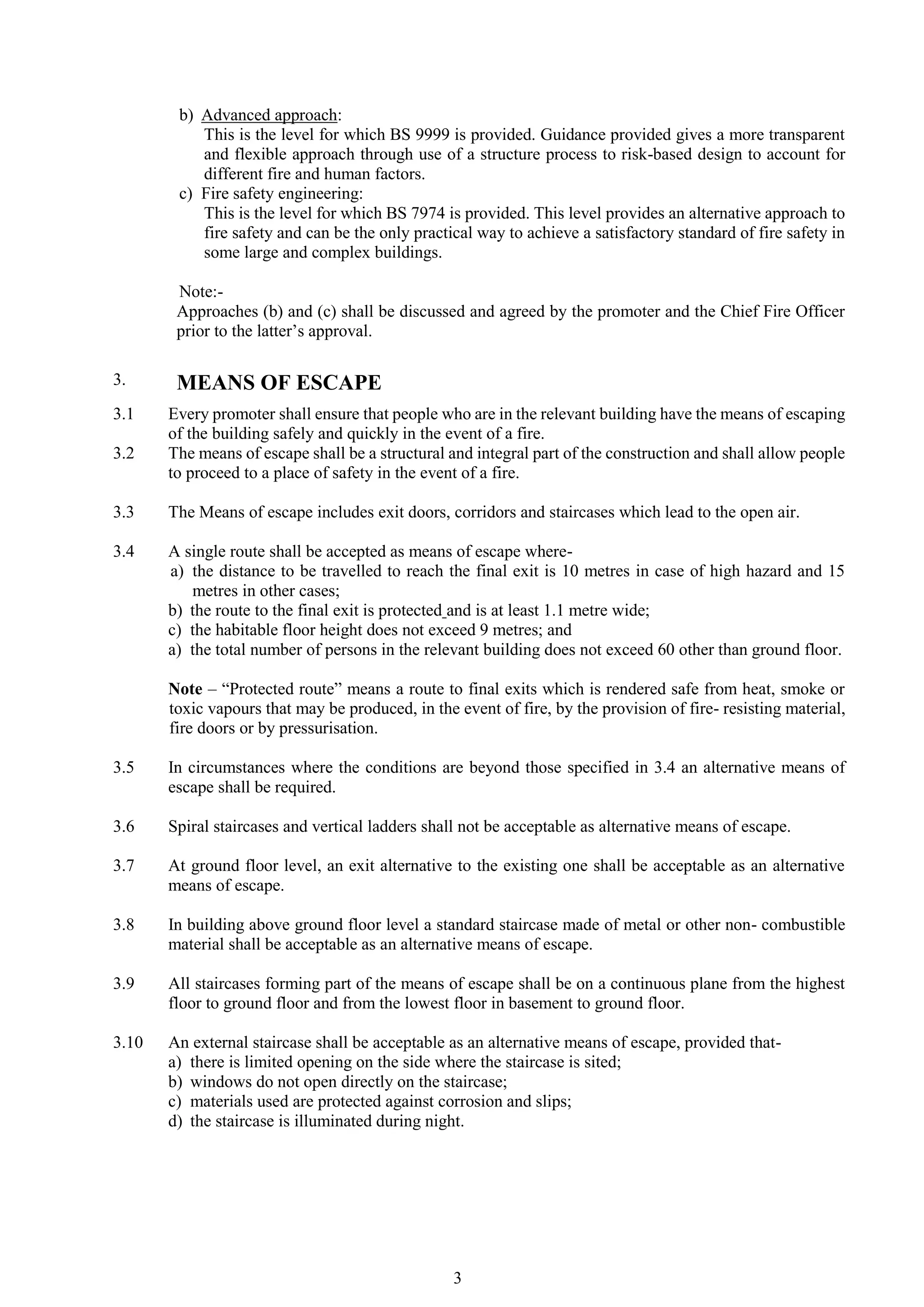 Fire regulation service sector Mauritius | PDF