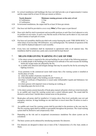Fire regulation service sector Mauritius | PDF