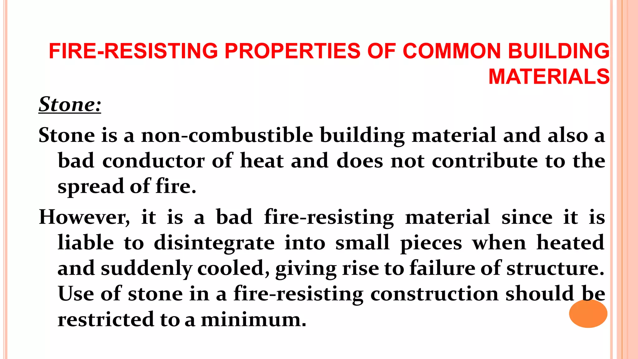 Fire resistance of building | PPT