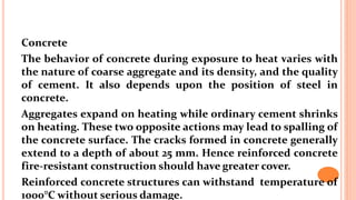 Fire resistance of building | PPT