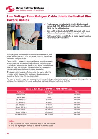 Fire Resistant Cable Joints | PDF