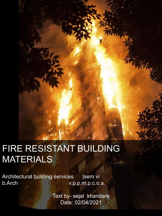Fire resistant material | PPTX