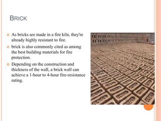 Fire resistive construction | PPTX