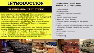 Fire retardant coatings 2017 | PPTX