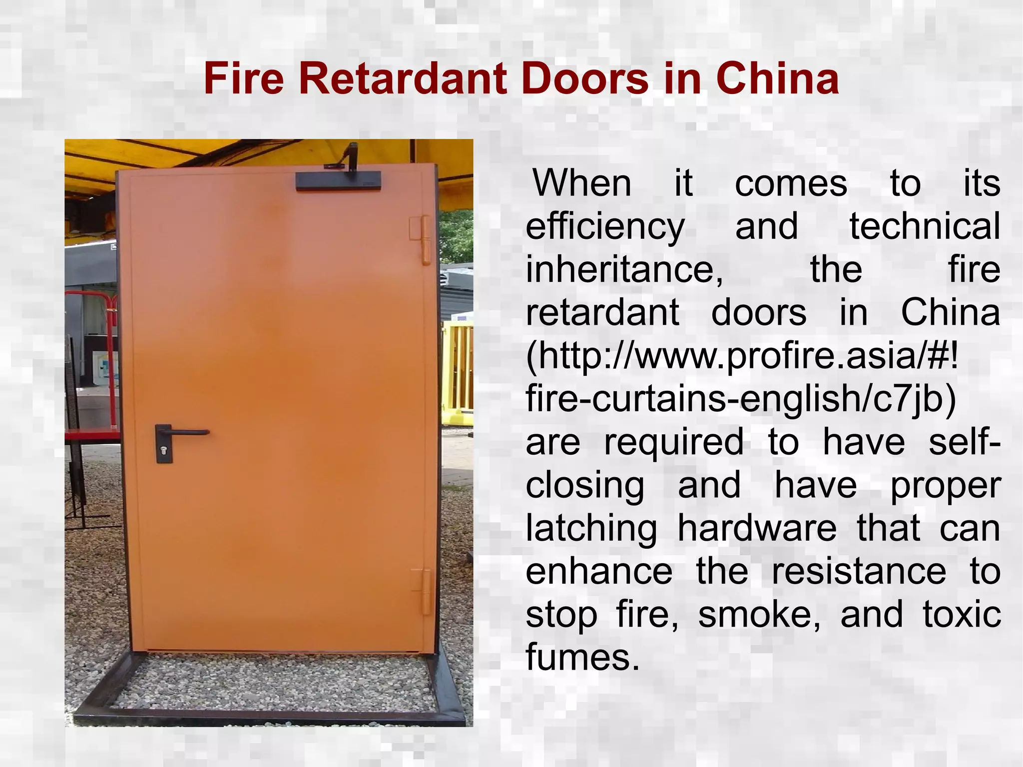 Fire Retardant Doors: Reliable Bonding between Safety and Aesthetic ...