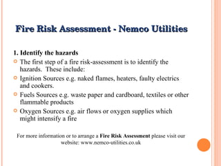 Fire risk assessment | PPT