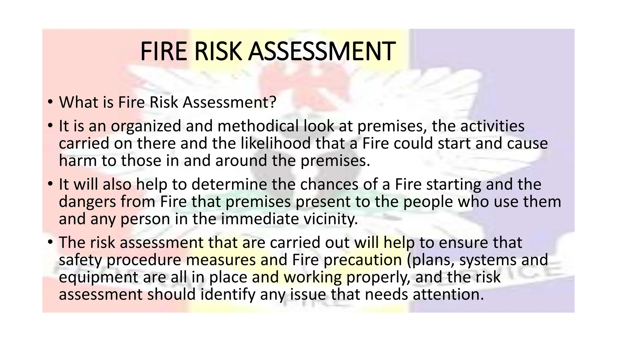 Safety Training on fire risk assessment Presentation.pptx