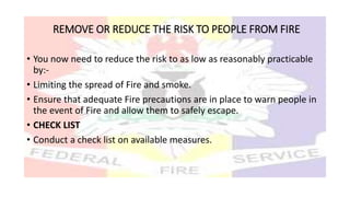 Safety Training on fire risk assessment Presentation.pptx
