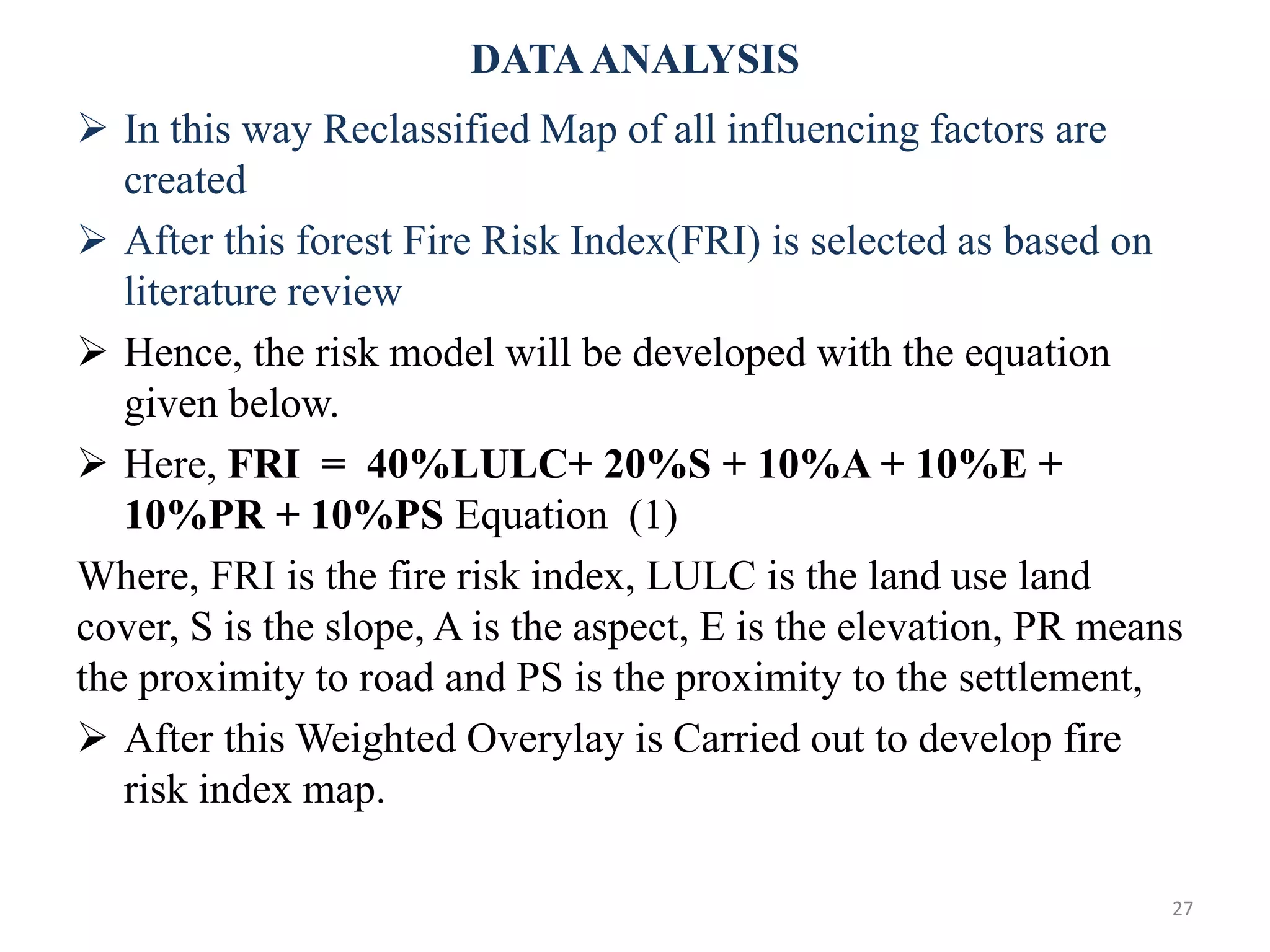 Fire Risk Mapping using GIS.pptx