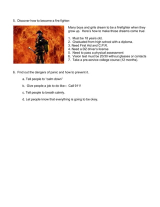 Fire Safety Homework | PDF