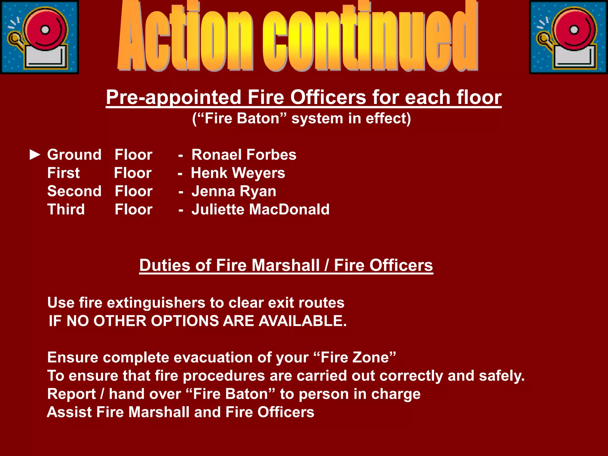 Fire safety in the Workplace | PPT