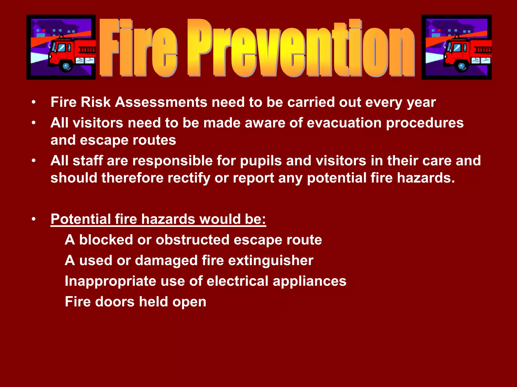Fire safety in the Workplace | PPT