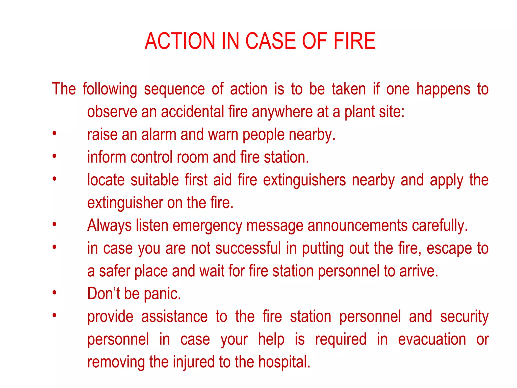 Fire & safety | PPT
